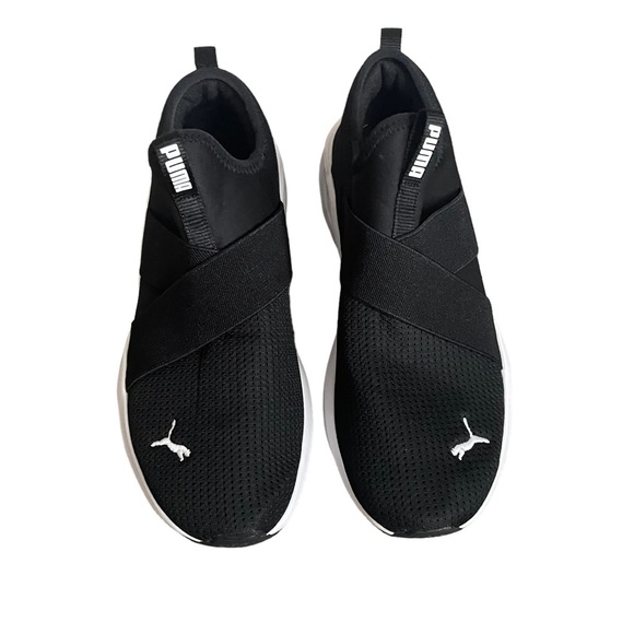 Puma | Shoes | Puma Black Soft Foam Optimal Comfort No Tie Up Slip On ...